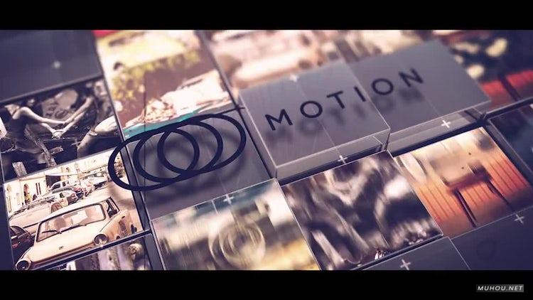 AE模板|复古照片快读滚动展示视频模板#Retro Photo Slideshow - 幕后Muhou