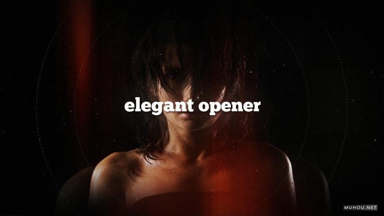 AE模板|优雅的文字时尚过渡视频模板#Elegant Opener - 幕后Muhou