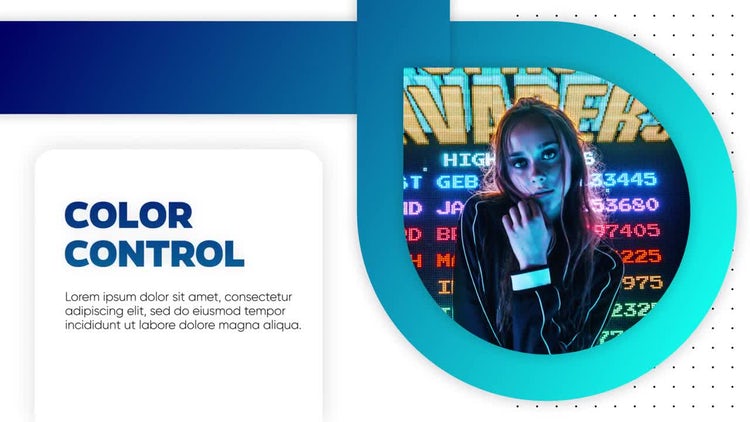 AE模板|圆形和线条组成的设计视频模板#Circle And Line - Slideshow - 幕后Muhou