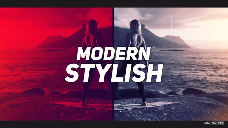 AE模板|动态闪耀照片时尚设计简介视频模板#Dynamic Intro - 幕后Muhou