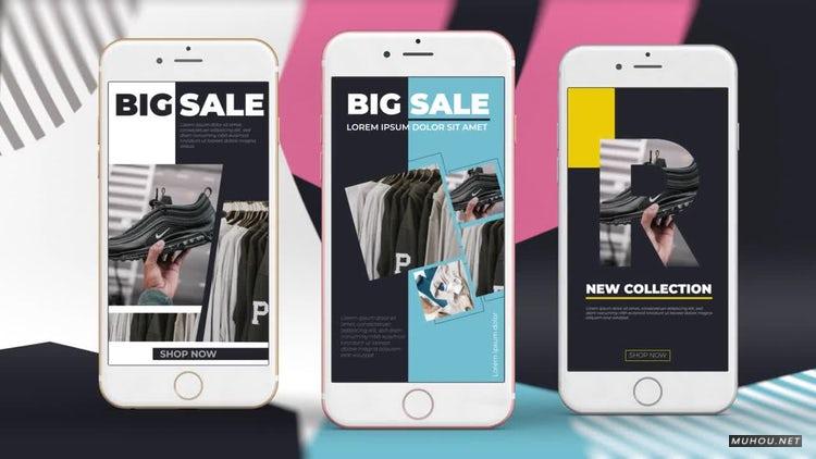 AE模板|15个时尚Instagram故事竖屏模板#15 Fashion Instagram Stories（手机模板） - 幕后Muhou