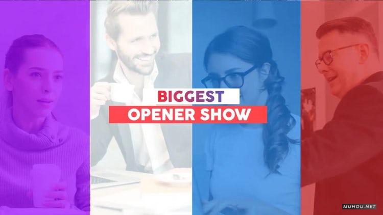 AE模板|大型活动展览多彩切换视频相册模板#Biggest Event Show - 幕后Muhou