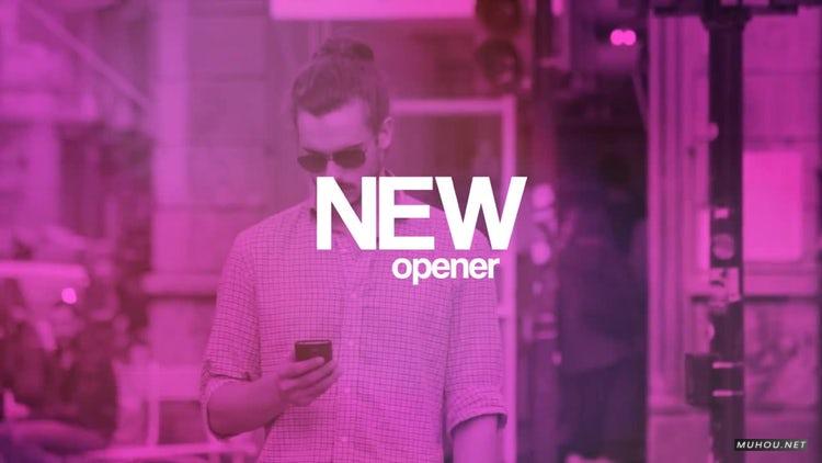 AE模板|活动开场快闪色块片头视频模板#Event Opener - 幕后Muhou