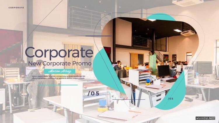 AE模板|公司幻灯片过渡效果视频模板#Corporate Slideshow - 幕后Muhou