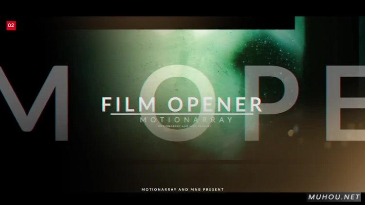 AE模板|抽象电影片头组合动画视频模板V 0.2#Abstract Film Opener V 0.2 - 幕后Muhou