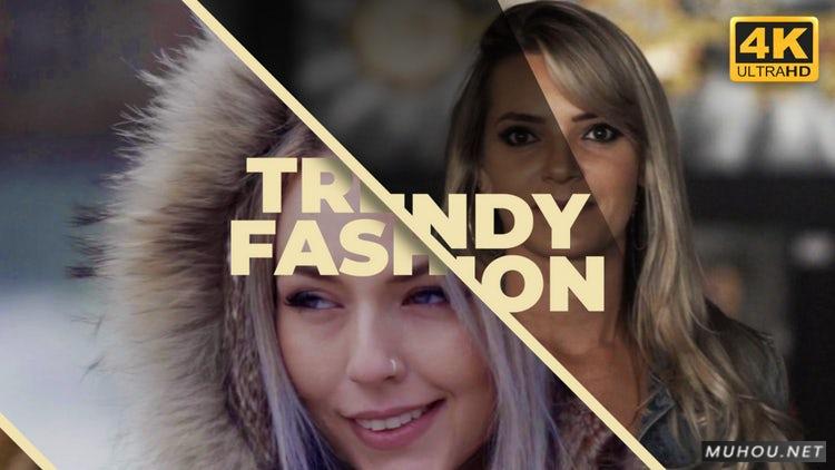 AE模板|时尚介绍组合栏目片头视频模板#Trendy Fashion Intro - 幕后Muhou