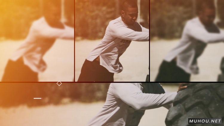 AE模板|动感运动风格分栏动画视频素材模板#Dynamic Sport - 幕后Muhou