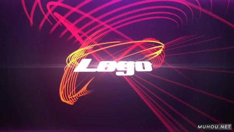 AE模板|3D线条LOGO标志光绘视频素材模板#3D Lines Logo - 幕后Muhou