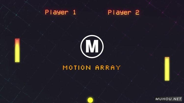 AE模板|8位游戏LOGO标志logo视频素材模板#8 Bit Game Logo - 幕后Muhou