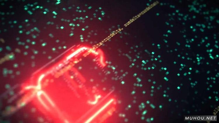 AE模板|动态故障标志炫酷片头视频模板#Dynamic Glitch Logo - 幕后Muhou