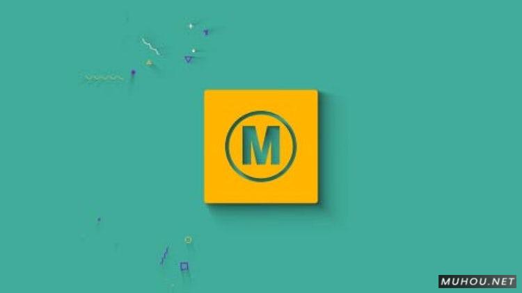 AE模板|形状标志V.3视频logo素材模板#Shape Logo V.3 - 幕后Muhou