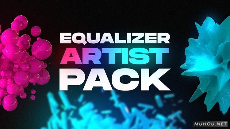 AE模板|音乐艺术家宣传视频包装视频模板#Music Artist Promo Pack - 幕后Muhou