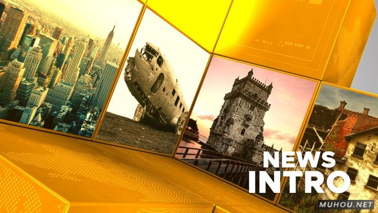 AE模板|新闻简介视频介绍素材模板#News Intro - 幕后Muhou