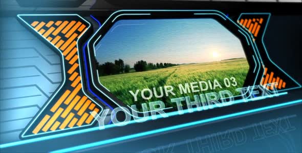 AE模板|三维霓虹舞台场景片头免费模板AE素材9808 Neon Screens 11911082 - 幕后Muhou