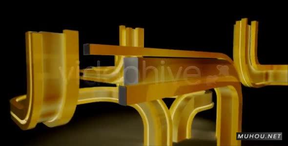 AE模板|创意三维3D线屏片头展示免费模板AE素材 - 幕后Muhou