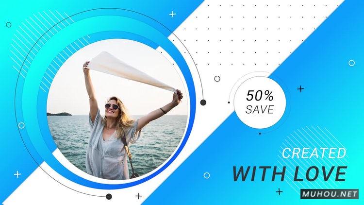 PR模板|时尚圈图文混排视频相册包装片头模板#Fashion Circle - Slideshow - 幕后Muhou