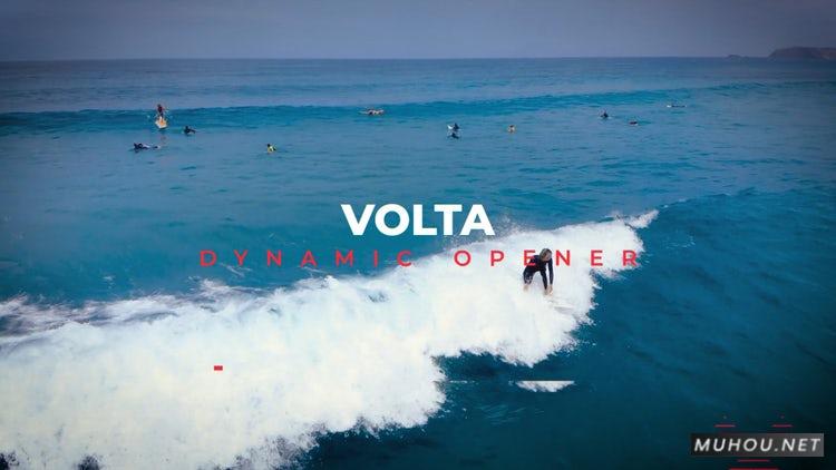 PR模板|Volta-动态片头故障图形置换视频模板#Volta - Dynamic Opener - 幕后Muhou