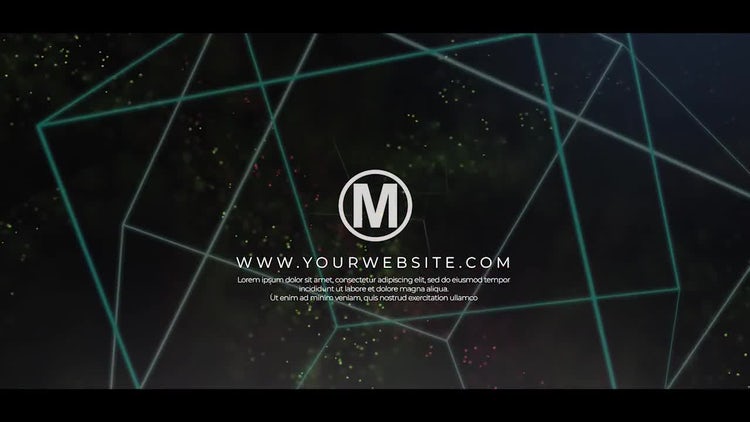 PR模板|故障标志动画片头logo视频模板#Glitch Logo Animation - 幕后Muhou