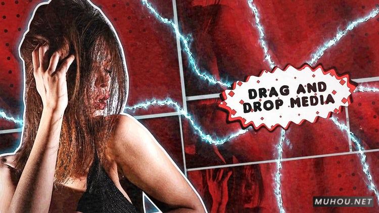 PR模板|真人漫画预告片特效视频模板下载#Comics Trailer - 幕后Muhou