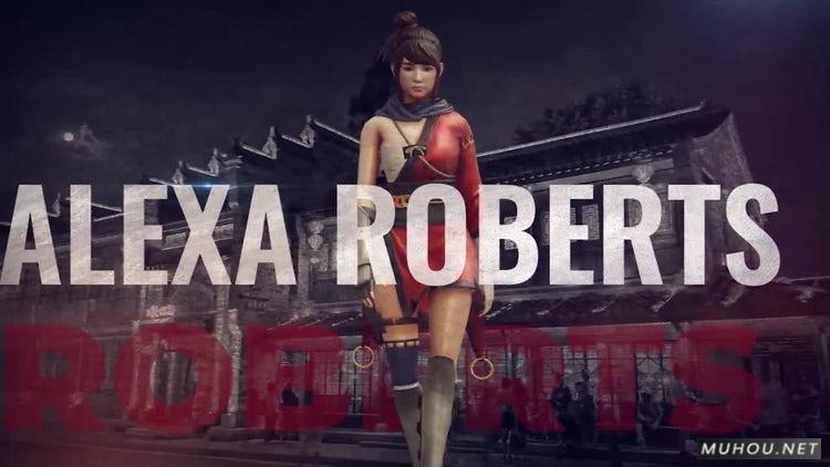 PR模板|很酷的武打运动片头水墨喷溅元素PR视频工程#Cool Intro - 幕后Muhou