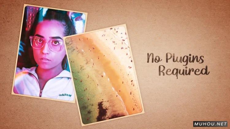 PR模板|情感幻灯片回忆录视频相册pr素材视频#Emotional Slideshow - 幕后Muhou