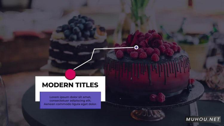 PR模板|咕噜咕噜的彩色标注文本框视频模板#Grunge Colorful Callouts - 幕后Muhou