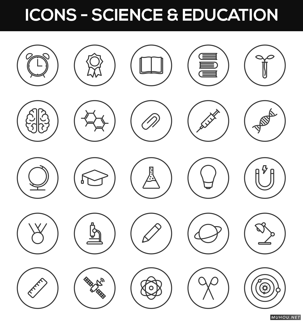 500种EMOJI表情图形文字标题字幕图标动画AE模板视频素材 Container – Elements Pack - 幕后Muhou