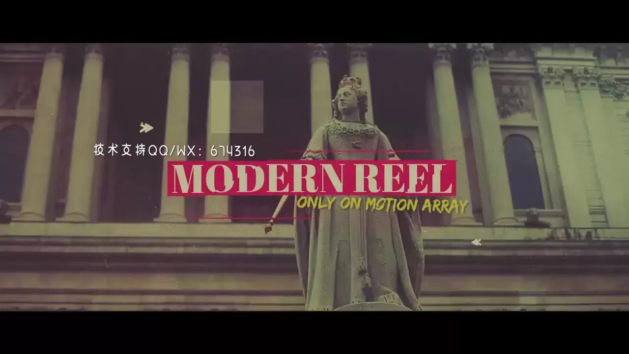 现代城市柔和光线泄漏视频展示片头PR模板视频下载(含音频) - 幕后Muhou