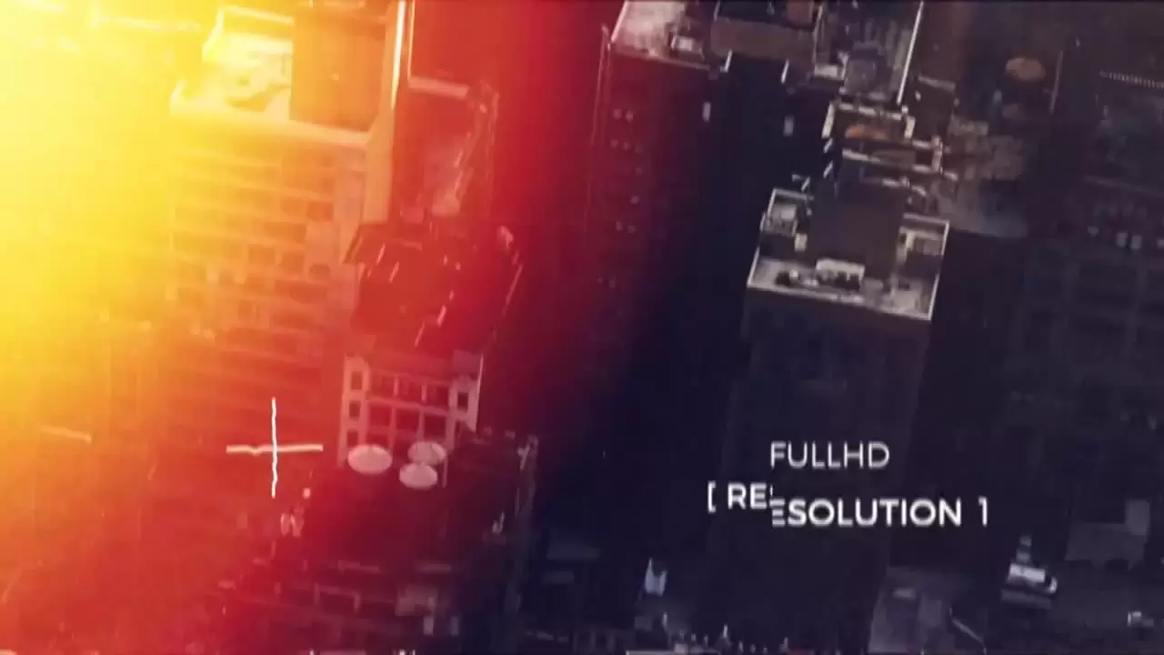 电影宣传Glitch幻灯片pr模板视频下载(含音频) - 幕后Muhou