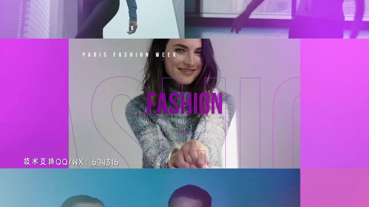 时尚媒体开场动画PR模板视频下载 - 幕后Muhou