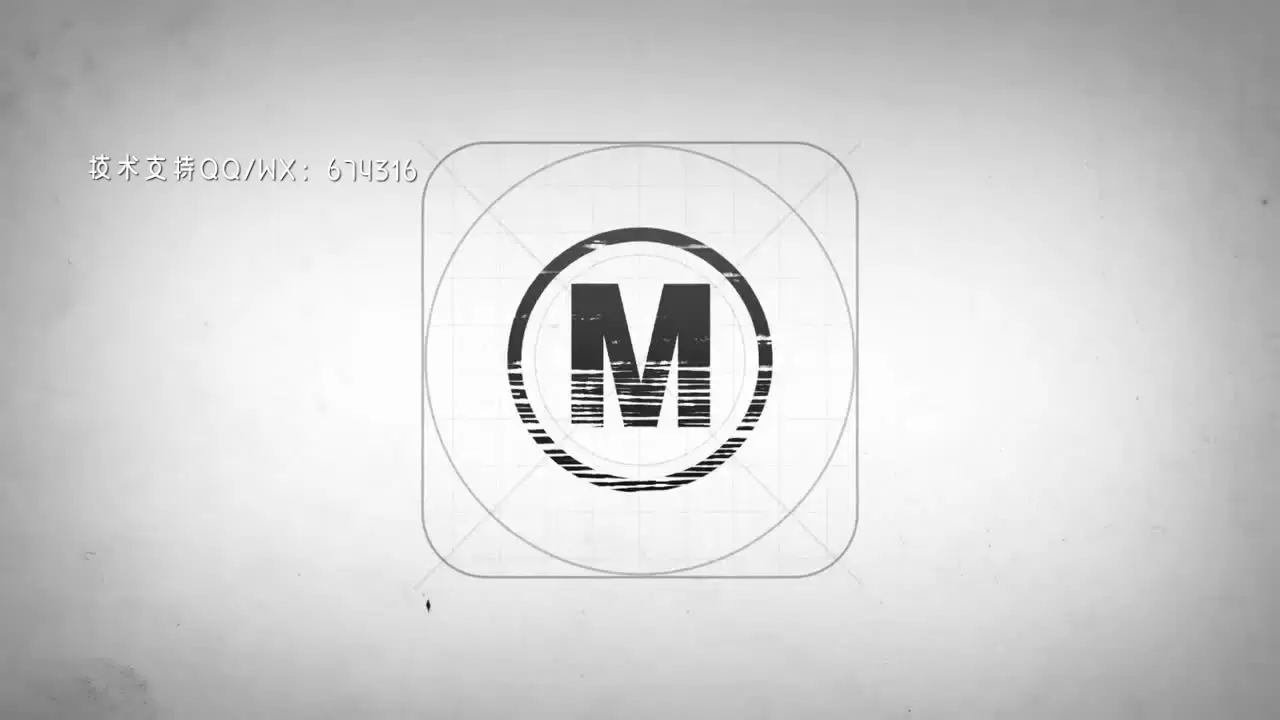 创意logo演绎动画PR模板视频下载（含音频） - 幕后Muhou