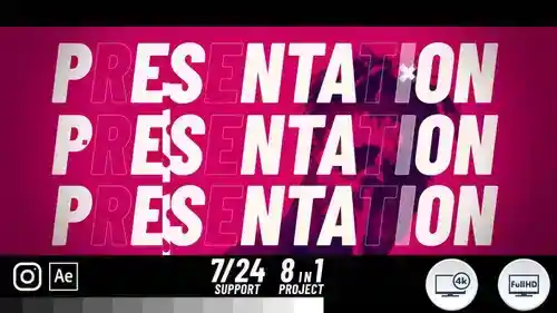 Dynamic Powerhouse - 动态大片开场AE模板 - 幕后Muhou