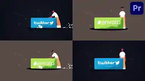 Logo Reveal Animation | Premiere Pro 模板介绍 - 幕后Muhou